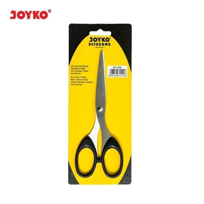 Jual Gunting Tanggung SC 838 Joyko | Scissors Kertas Karton Kain Tajam ...