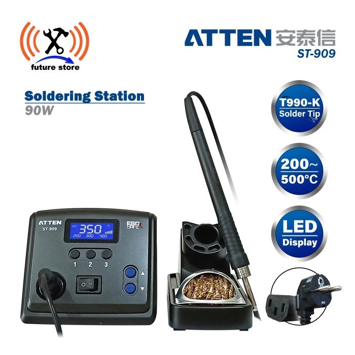Jual ATTEN ST-909 90W Soldering Station - SMD Digital Solder Station ...