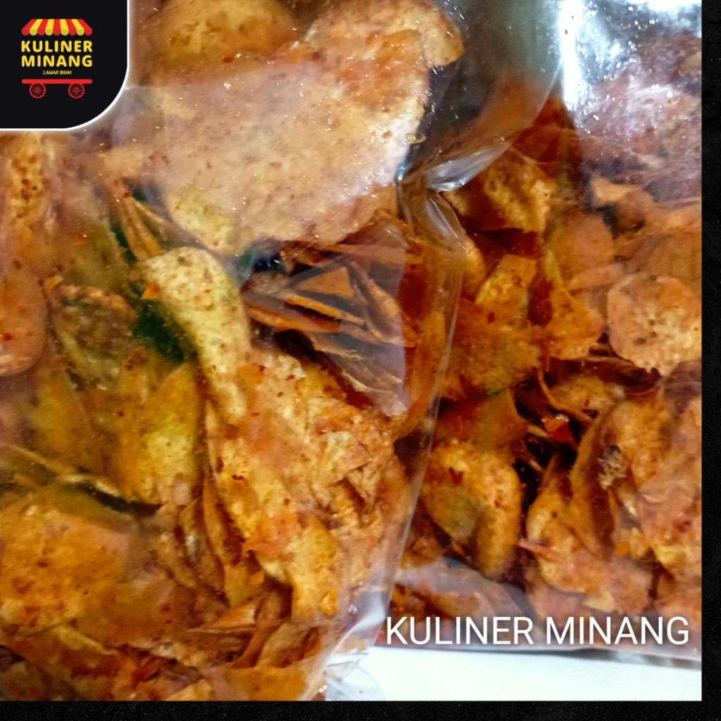 Jual Kerupuk Taleh Talas Balado Cemilan Khas Kuliner Minang | Shopee ...
