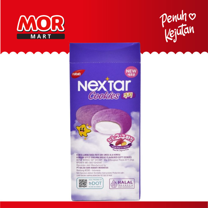 Jual NEXTAR Nastar Goguma 90gr Kukis Rasa Roti Ubi Ungu | Shopee Indonesia