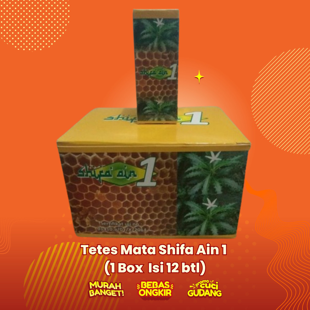 Jual (PAKET 1BOX ISI 12Btl) Shifa Ain 1| Syifa ain Obat Herbal Tetes ...