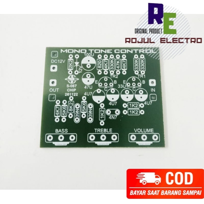 Jual PCB Tone Control 2 TR Mono | Shopee Indonesia