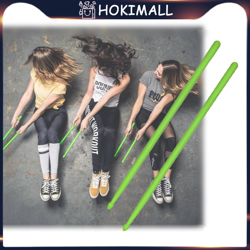 Jual 1Pasang 5A Stick Pound Fit Workout Ripstix Poundfit Stik Nylon ...