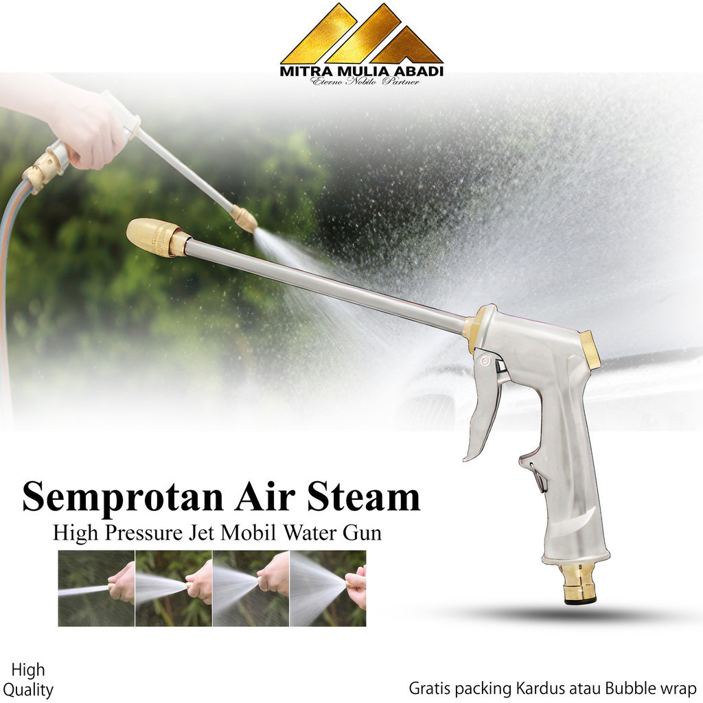 Jual Semprotan Air Steam High Pressure Jet Mobil Water Gun | Shopee ...