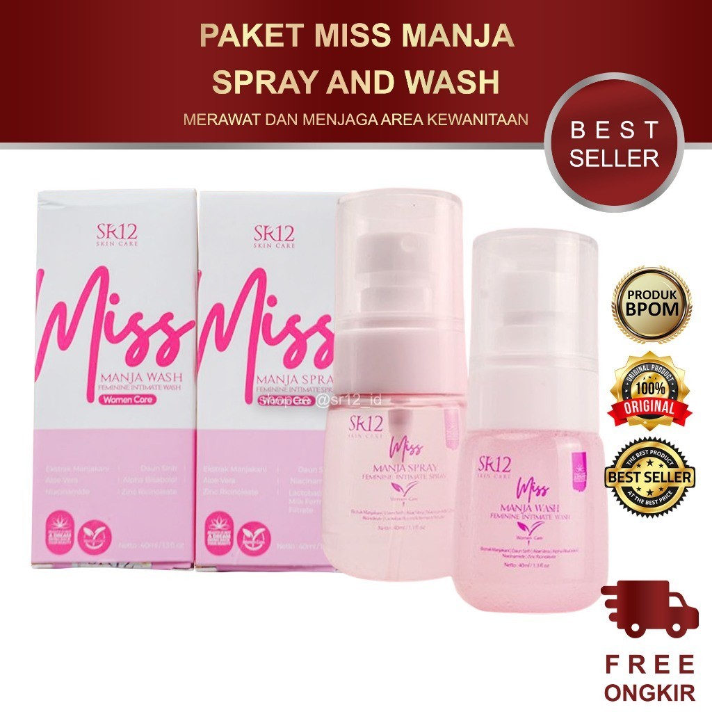 Jual PAKET MISS MANJA SPRAY & WASH SR12 / MANJA SPRAY SR12 / MANJAKANI ...
