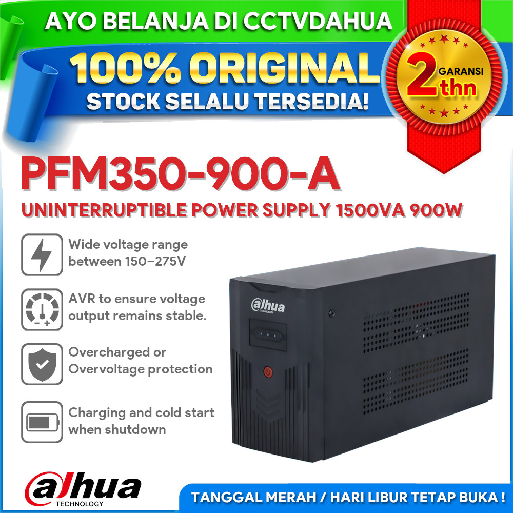 Jual DAHUA PFM350-900-A UNINTERRUPTIBLE POWER SUPPLY 1500VA 900W ...