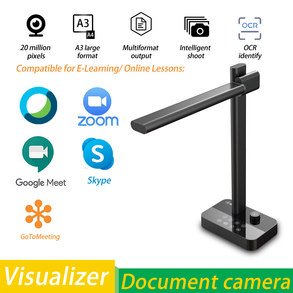 Jual Document Scanner 20 Mega-pixel Camera HD Capture Size A3 English ...