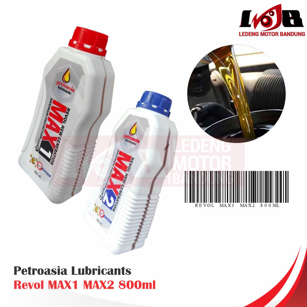 Jual Petroasia MAX1 Bebek MAX2 Matic 20W40 Oli 800ml Revol MAX 1 or 2 ...