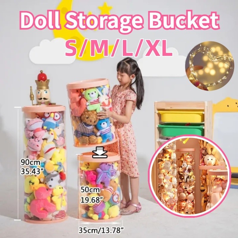 Jual Doll Houses 50CM-150CM Doll Storage Silinder Transparan Tabung ...