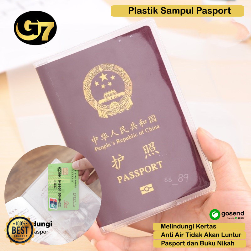 Jual Sampul Passport Bening Plastik Cover Paspor Tebal Kuat Cover ...
