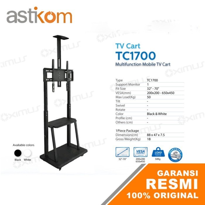 Jual Bracket Oximus TC1700 TV Stand 32-75 inch | Shopee Indonesia