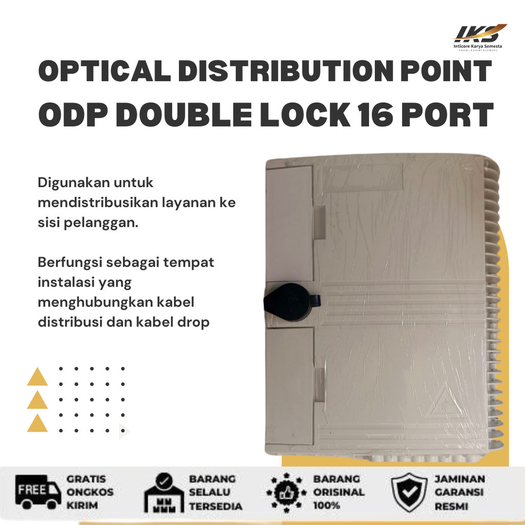 Jual ODP 16 Port Double Lock Putih Optical Distribution Point FDB ...