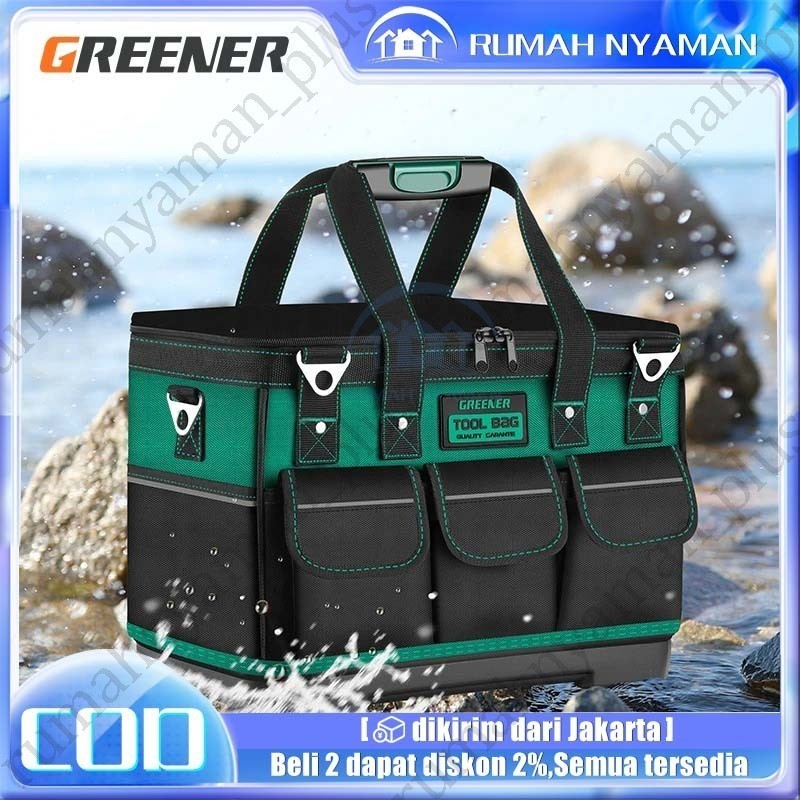 Jual GREENER Toolbag 13-23 inch Kain Oxford Tebal Tas Alat Perkakas ...