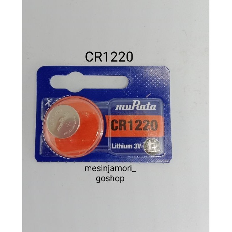Jual baterai murata CR1220 CR 1220 Japan Original | Shopee Indonesia