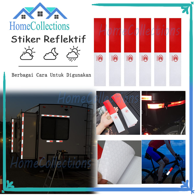Jual Sticker Refrector Cahaya Pantul/Sticker Reflector Warning Sign ...