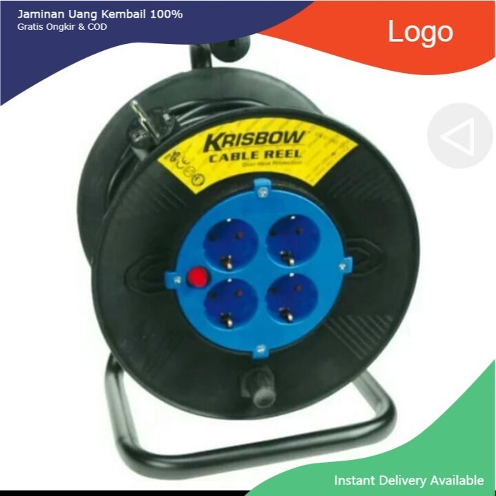Jual Kabel Roll ( Kabel Gulung ) Krisbow 1.5mm x 25 Meter KW200319 ...
