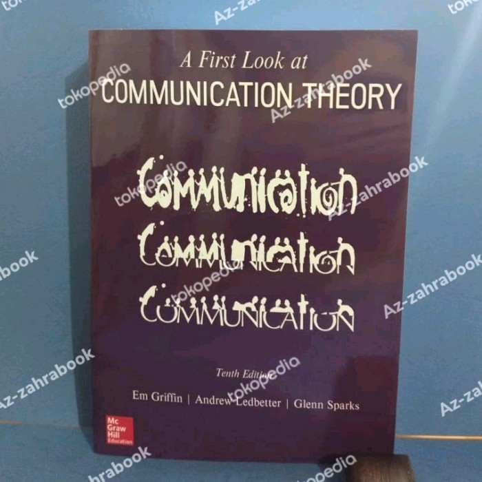 Jual BUKU A FIRST LOOK AT COMMUNICATION THEORY Z | Shopee Indonesia