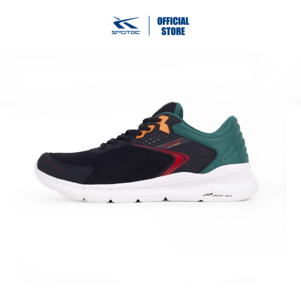 Jual Spotec Running Blitzer Sepatu Lari Pria Wanita - Hitam Hijau ...