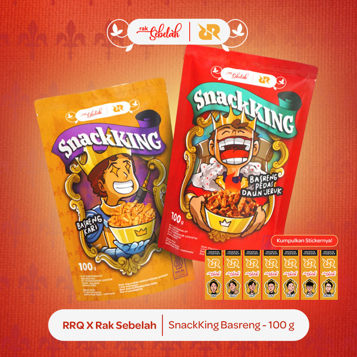 Jual RRQ x Rak Sebelah - RRQ SnackKing Basreng Pedas Daun Jeruk dan ...