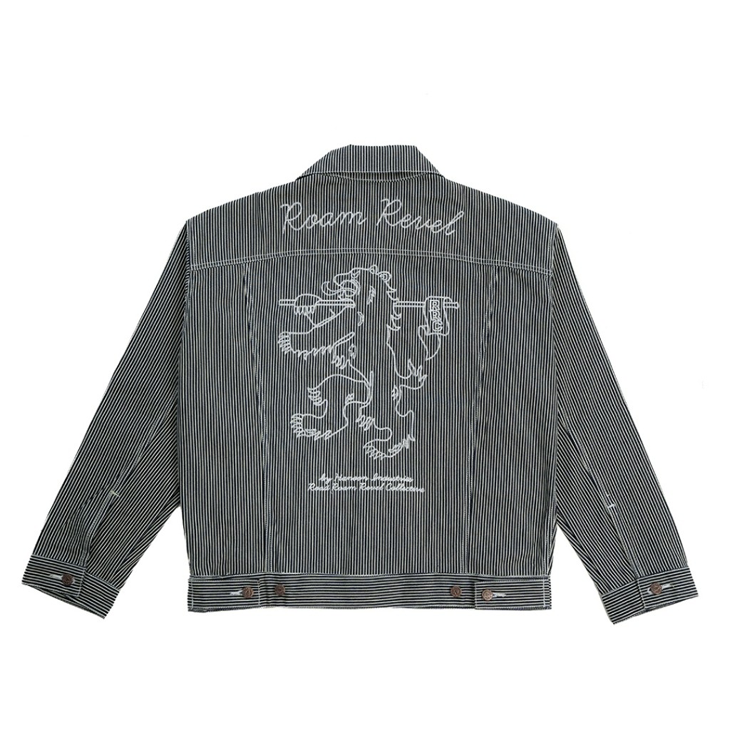 Jual Hanoon Industries – Trucker Jacket Hickory Strip Boxy Fit Vagary ...