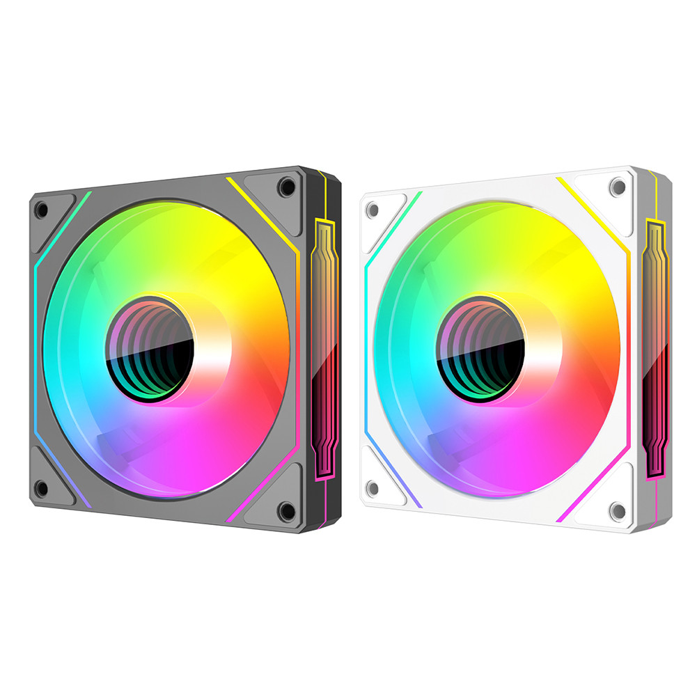 Jual 12cm ARGB 5V 3Pin 4 Pin PWM Computer Chassis Fan Infinity Mirror ...