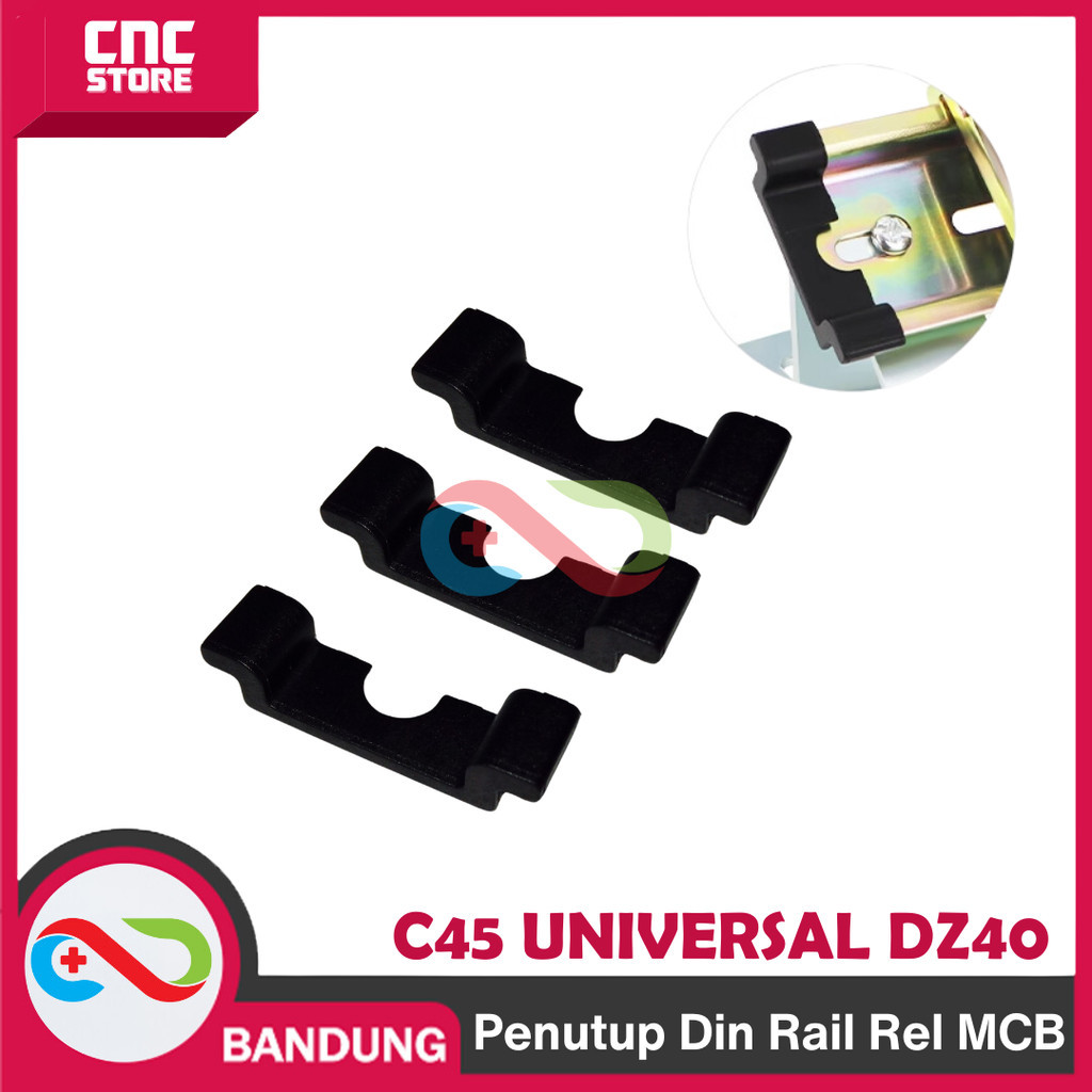 Jual PENUTUP Din Rail Rel MCB END STOP Dudukan MCB Rel Panel Kontaktor ...