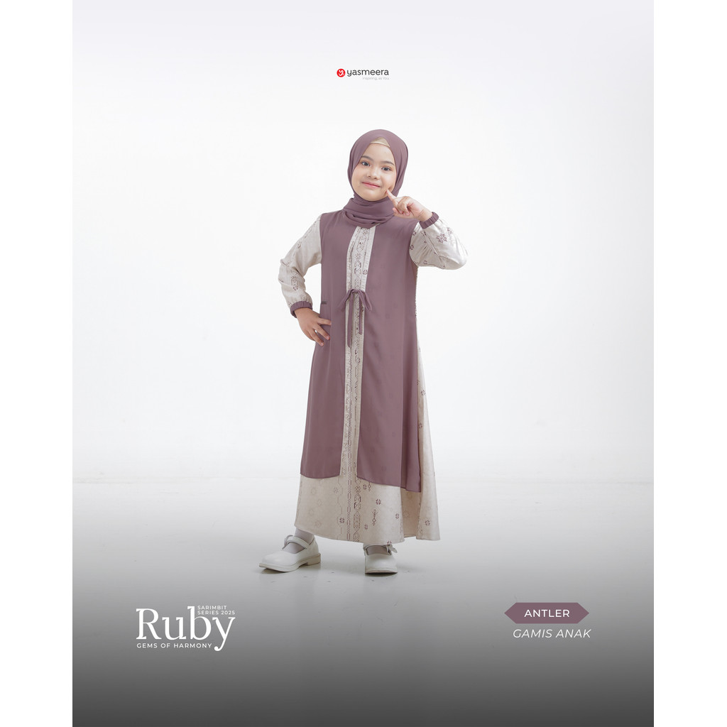 Jual Sarimbit Gamis Ruby Anak El - Rasheed by Yasmeera | Shopee Indonesia