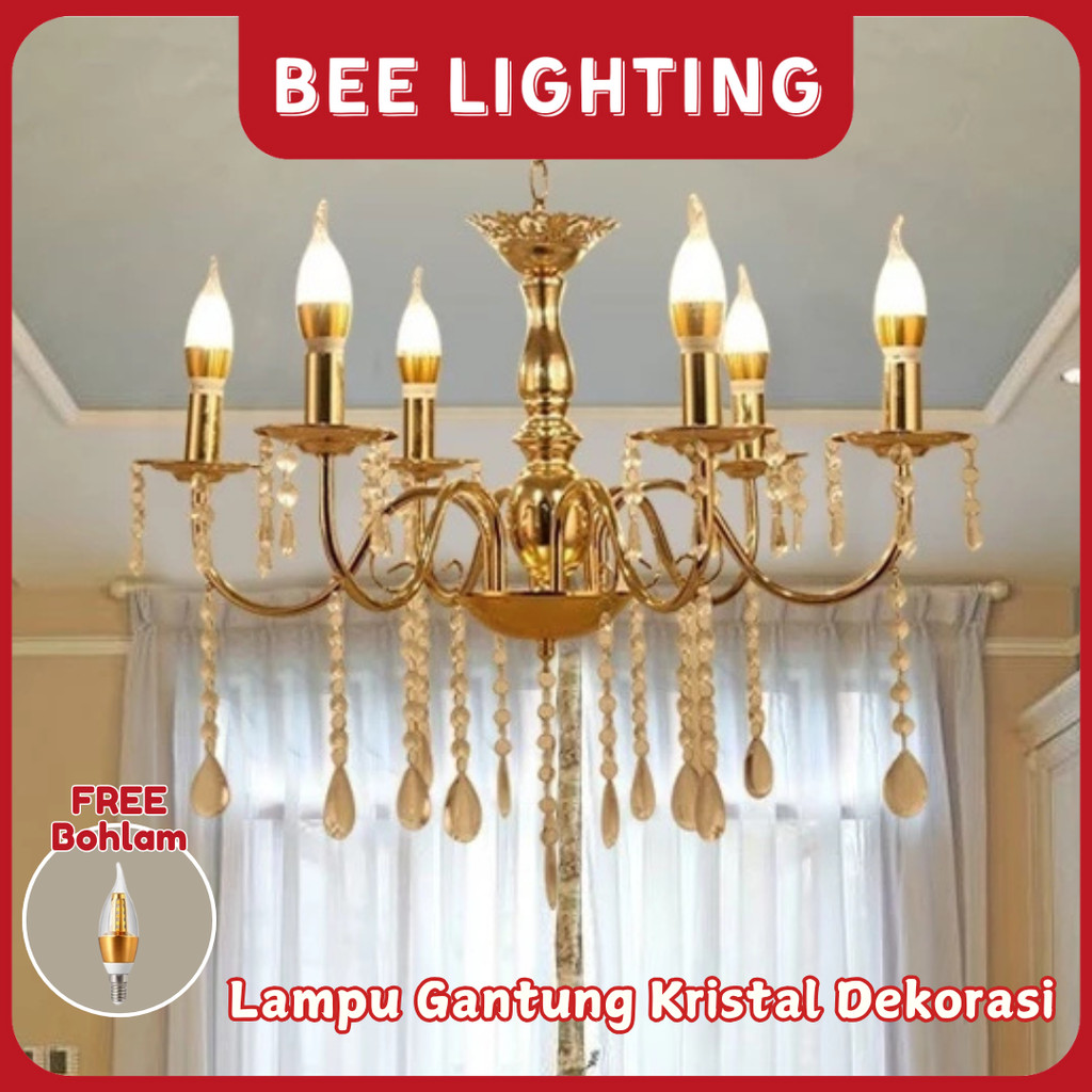 Jual BEE LIGHTING (GARANSI 1 TAHUN) 6/8/8+4 Bohlam Termasuk Bohlam ...