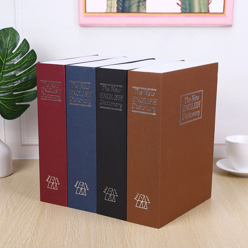 Jual Creative Book Safe English Dictionary Book Safe Storage Collection ...
