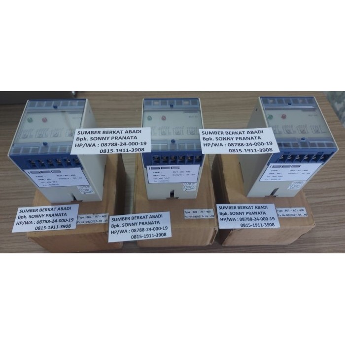 Jual SEG BU1-AC-400 VOLTAGE RELAY SEG BU1AC400 SEG BU1 AC 400 SEG BU ...