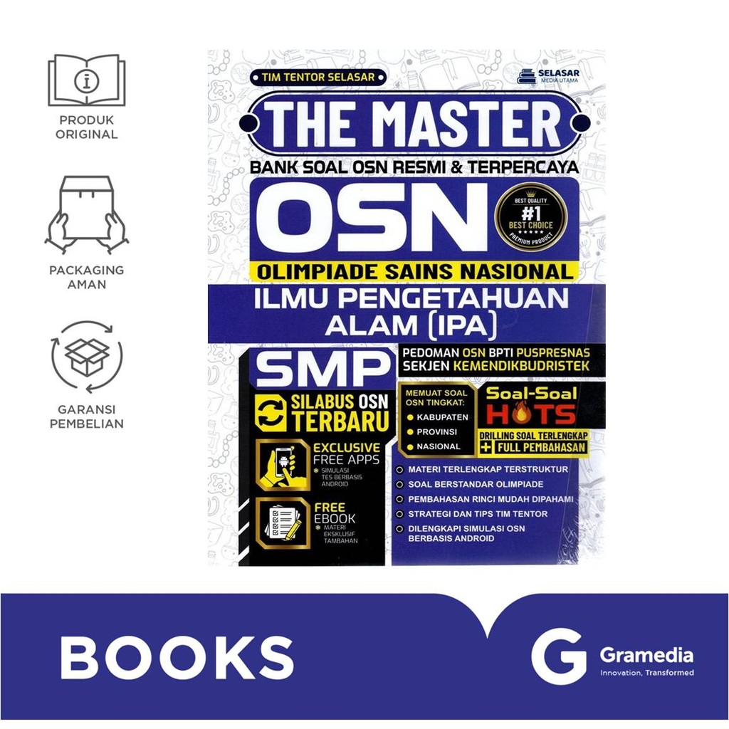 Jual The Master Bank Soal OSN IPA SMP | Shopee Indonesia