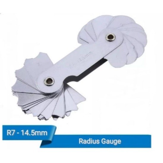 Jual Radius Gauge / Alat Ukur Celah Baut R7 - 14.5 | Shopee Indonesia