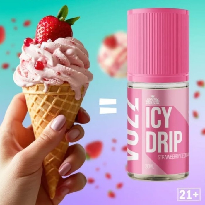 Jual SALT - Vozz Icy Drip STRAWBERRY ICE CREAM 30ML by Jozojo Brewery ...