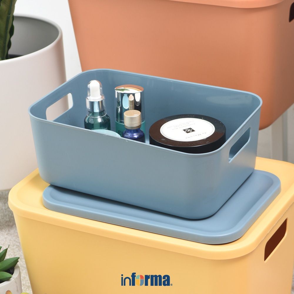 Jual Informa 26.5X18.8X10 cm Lolla Kotak Penyimpanan - Biru Kotak ...
