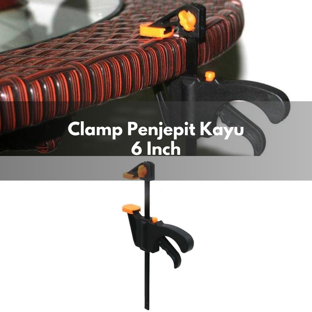 Jual MKKK Clamp Penjepit Kayu Mini Ratcheting Bar 6 Inch TA22ZL ...