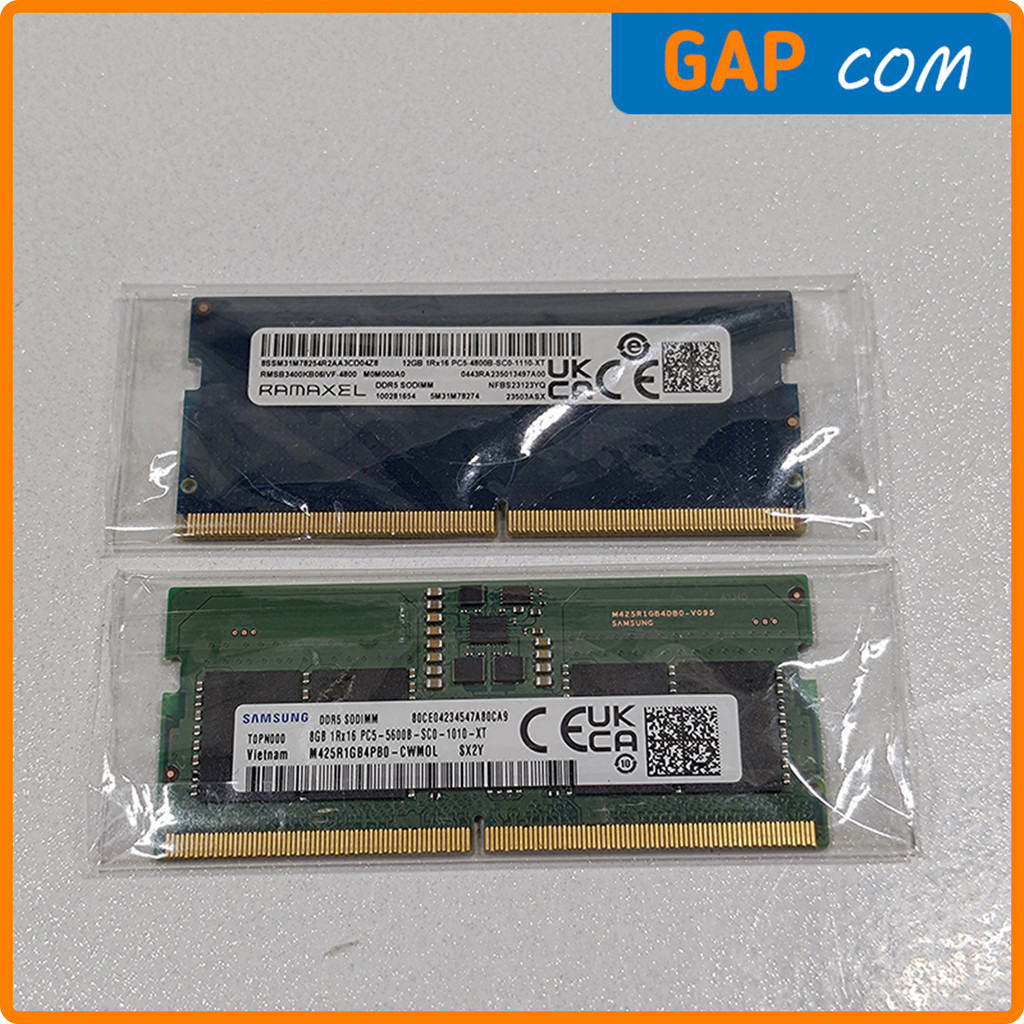 Jual RAM Laptop Samsung DDR5 8GB PC5-5600MHz | Ramaxel DDR5 12GB PC5 ...
