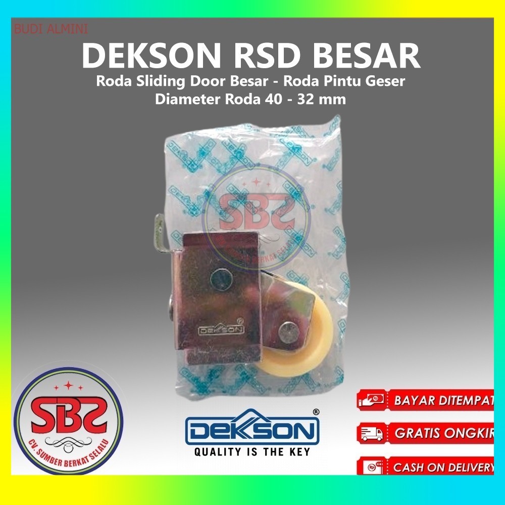 Jual DEKSON Roda Sliding Door Dekson Dekkson RSD Besar Pintu Alumunium ...