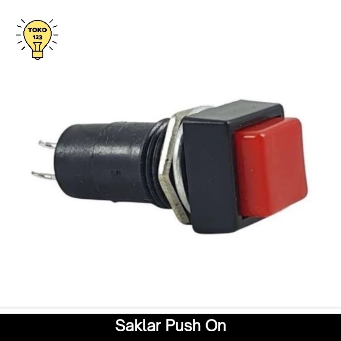 Jual Saklar Push On Kotak Toggle Switch Button Tekan Tombol 2 Kaki Pin ...