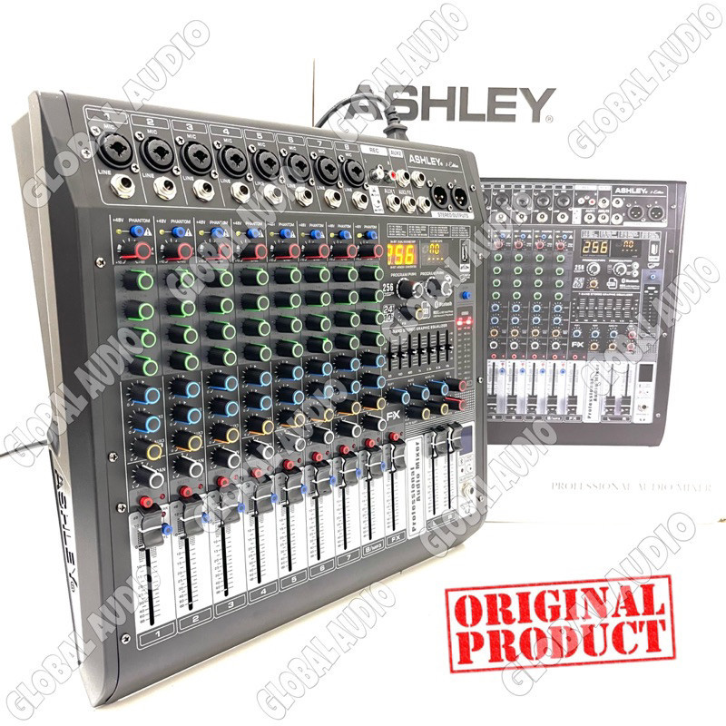 Jual Mixer Ashley 8 Edition Original 8 Channel Bluetooth - USB ...
