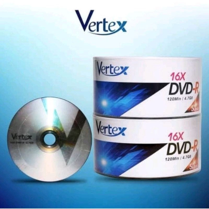 Jual DVD-R Vertex 4,7GB/DVD kosong/ disc DVD CD blank eceran kepingan ...