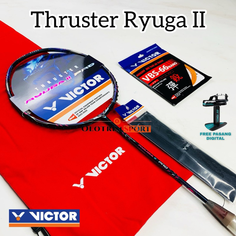 Jual Raket Badminton Victor Thruster RYUGA II PRO 100% ORIGINAL VICTOR ...