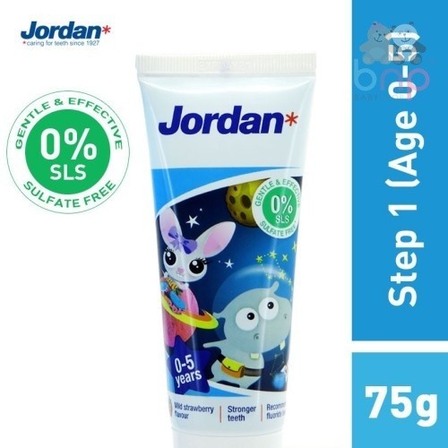 Jual Jordan Kids Toothpaste Step 1 | Pasta Gigi anak 0-5 Y | Shopee ...