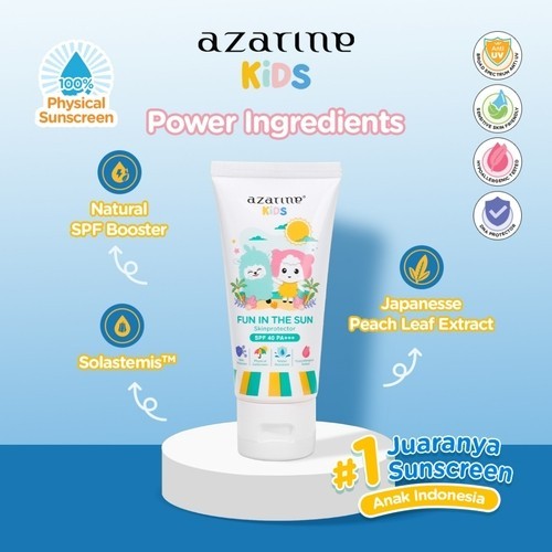 Jual Azarine Kids Fun In The Sun Skinprotector Spf 40 PA +++ | Shopee ...