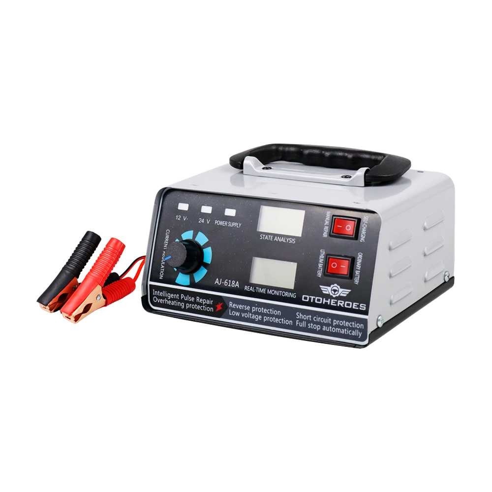 Jual Charger Aki Cas Aki Mobil dan Motor 400W 12V/24V 400Ah LCD Display ...
