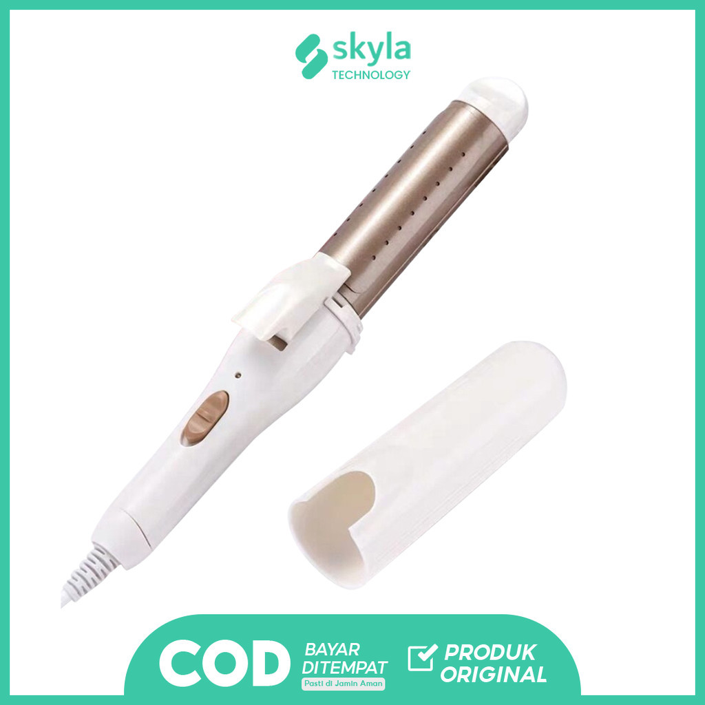 Jual Catokan Rambut Aluminnium Curly 2 IN 1/Catokan Curly Straight ...