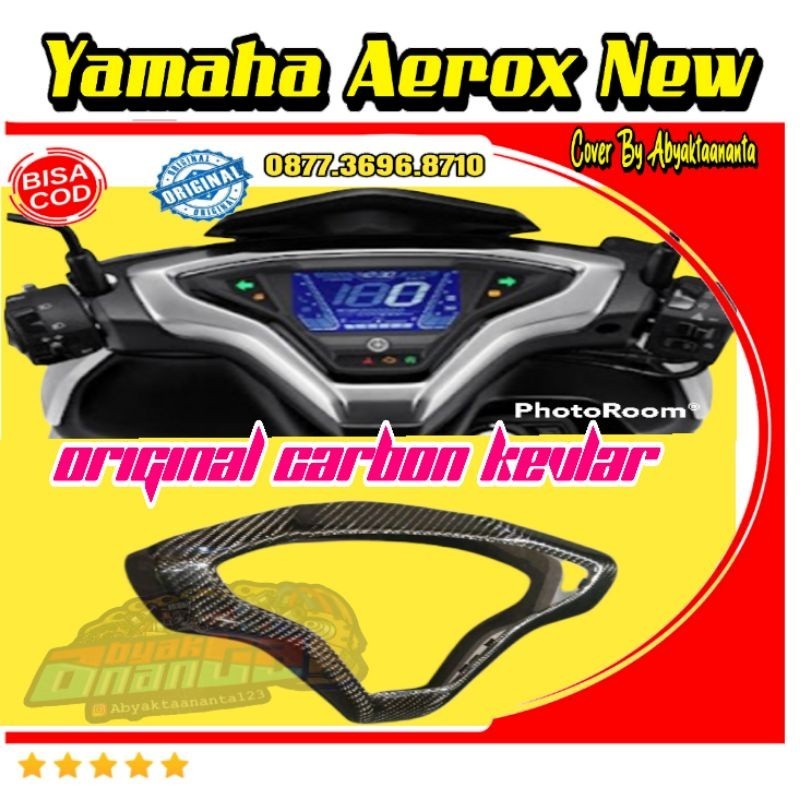 Jual List Speedometer Aerox New Carbon Kevlar Fiber Parts Asli Yamaha ...