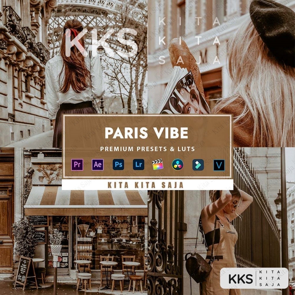 Jual Paris Vibe - Premium Preset Lightroom Foto dan Video LUT LUTs VN ...