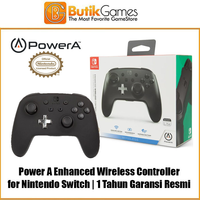 Jual PowerA Enhanced Stick Wireless Pro Controller Nintendo Switch ...