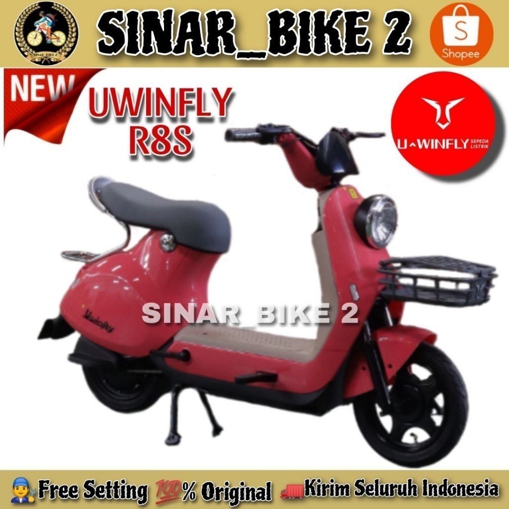 Jual Sepeda Listrik UWINFLY R8s 500 Watt & R8P 800 Watt Electric E-Bike ...