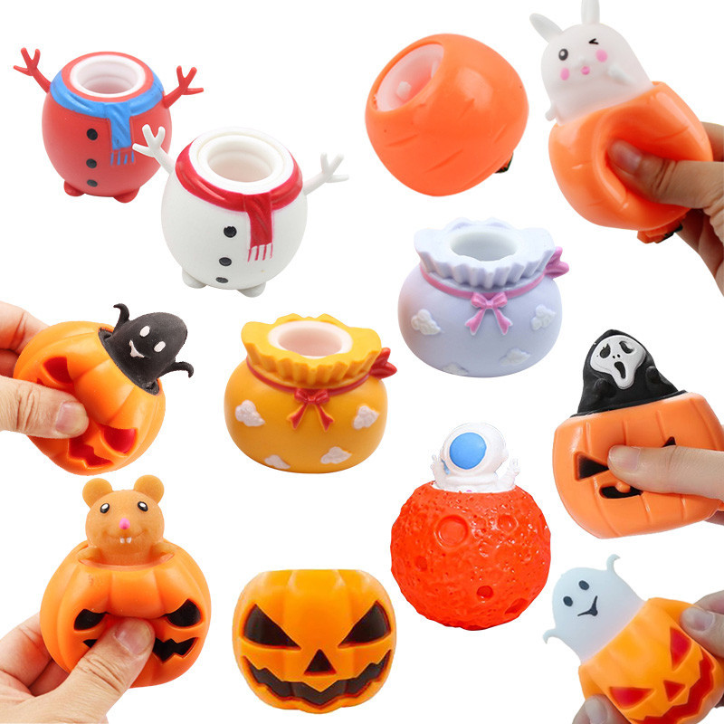 Jual Novelty Squeeze Toy Squishy Toys Cartoon Mouse Rabbit Bear Kawaii ...